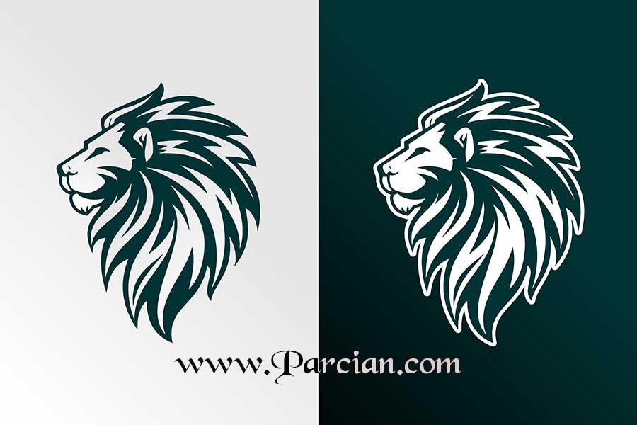 وکتور لوگوی شیر فایل لوگوهای لایه باز حیوان لوگوی حیوانات طرح وکتورهای